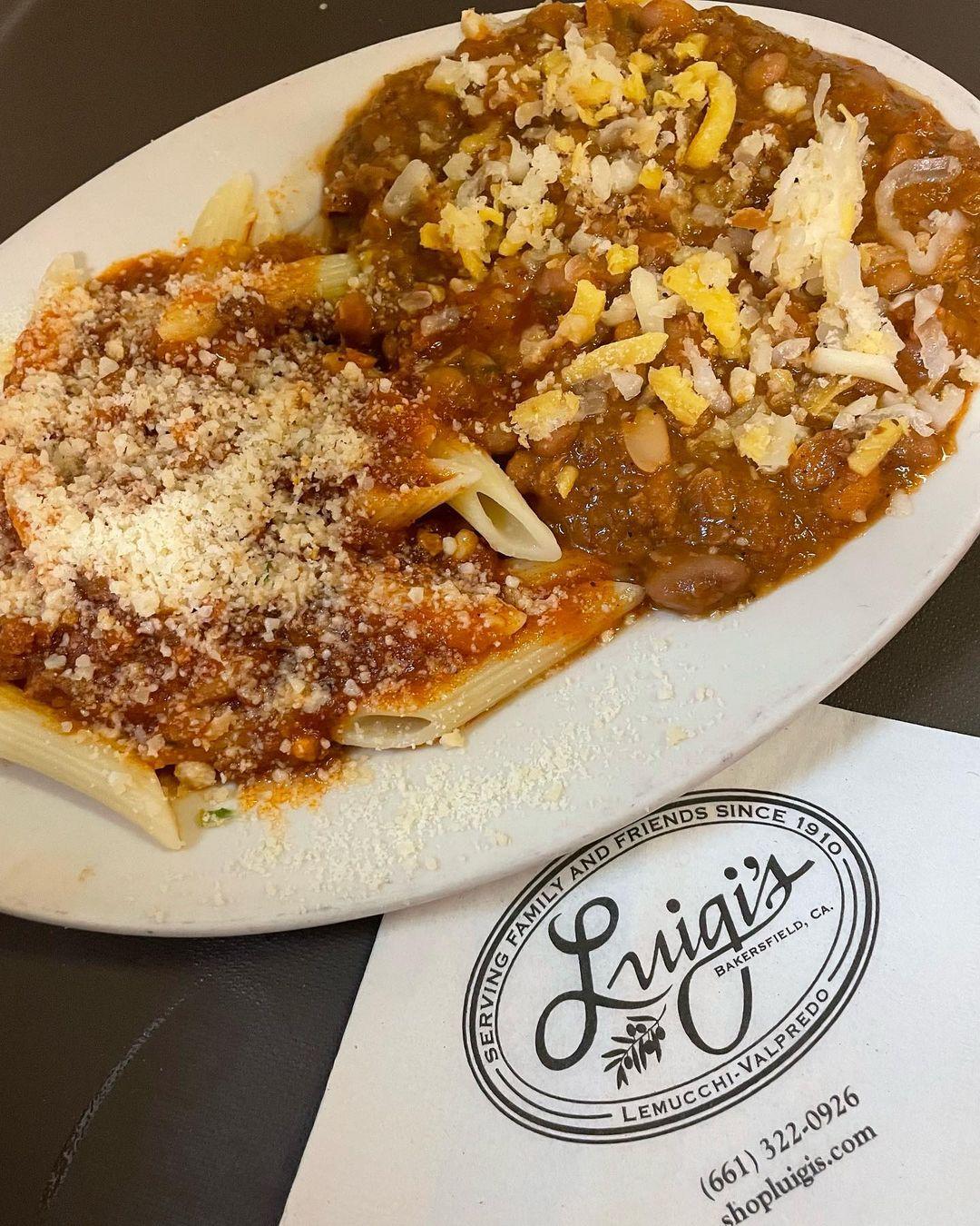 Luigi's Restaurant and Delicatessen menu in Bakersfield, California, USA