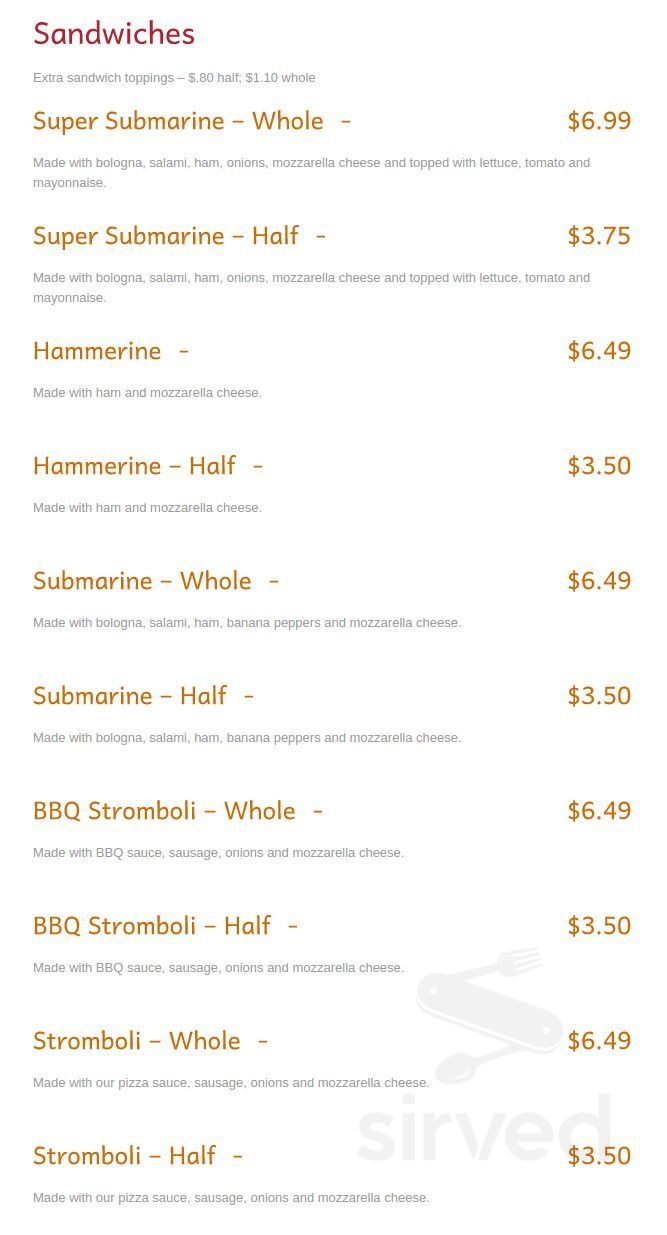 Ellettsville Pizza Pantry menus in Bloomington, Indiana, United States