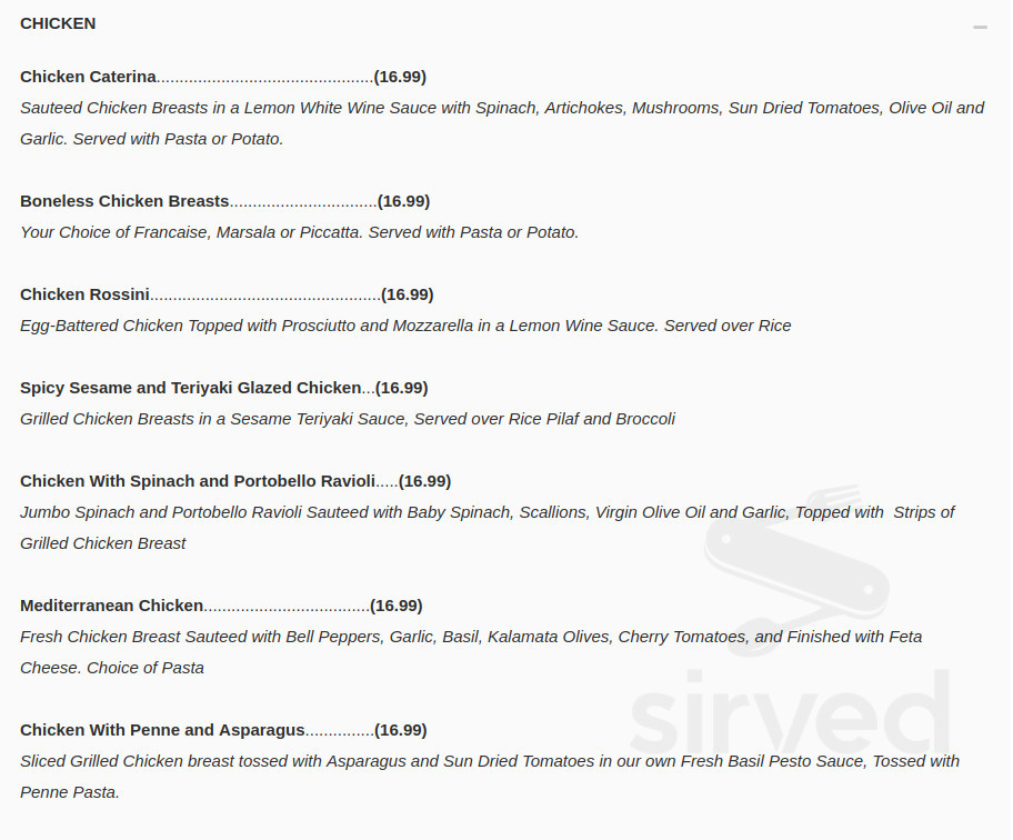 Zanto Suffield menus in Suffield, Connecticut, United States