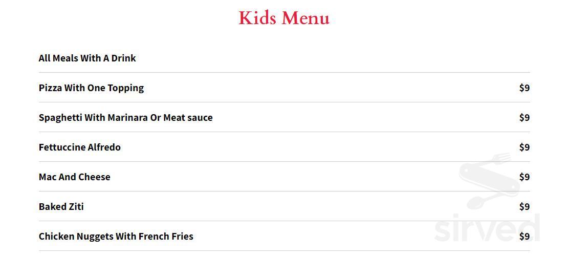 Pizza Vibes menu in The Colony, Texas, USA