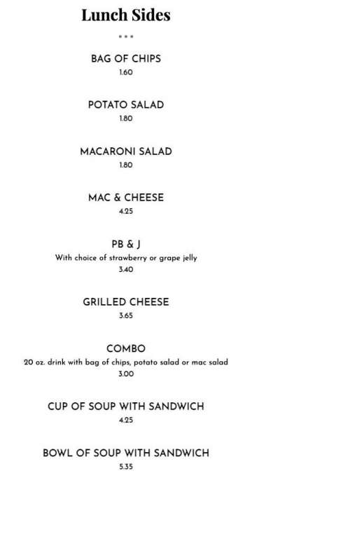 Brooklyn Cafe menu in The Woodlands, Texas, USA