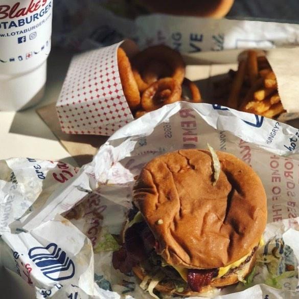 Blake's Lotaburger menu in Gallup, New Mexico, USA