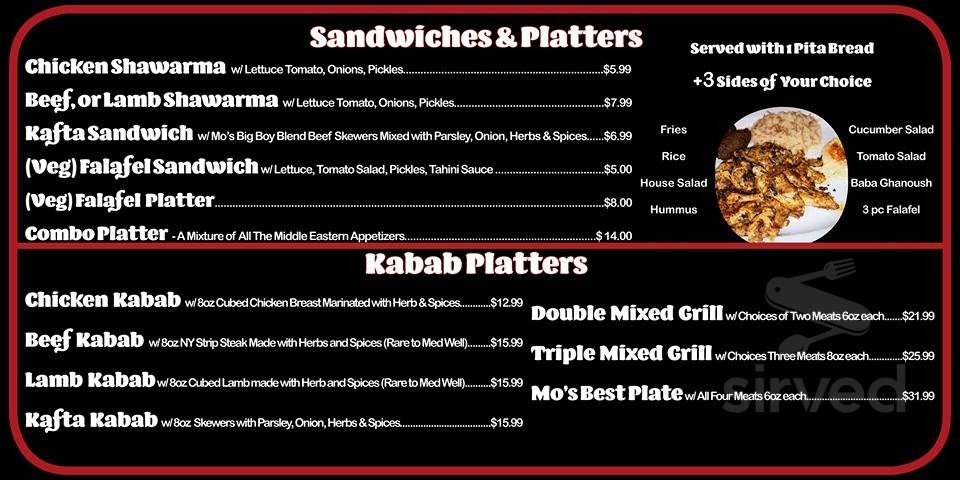 Mo's Best Eatery menus in Arlington, Texas, United States