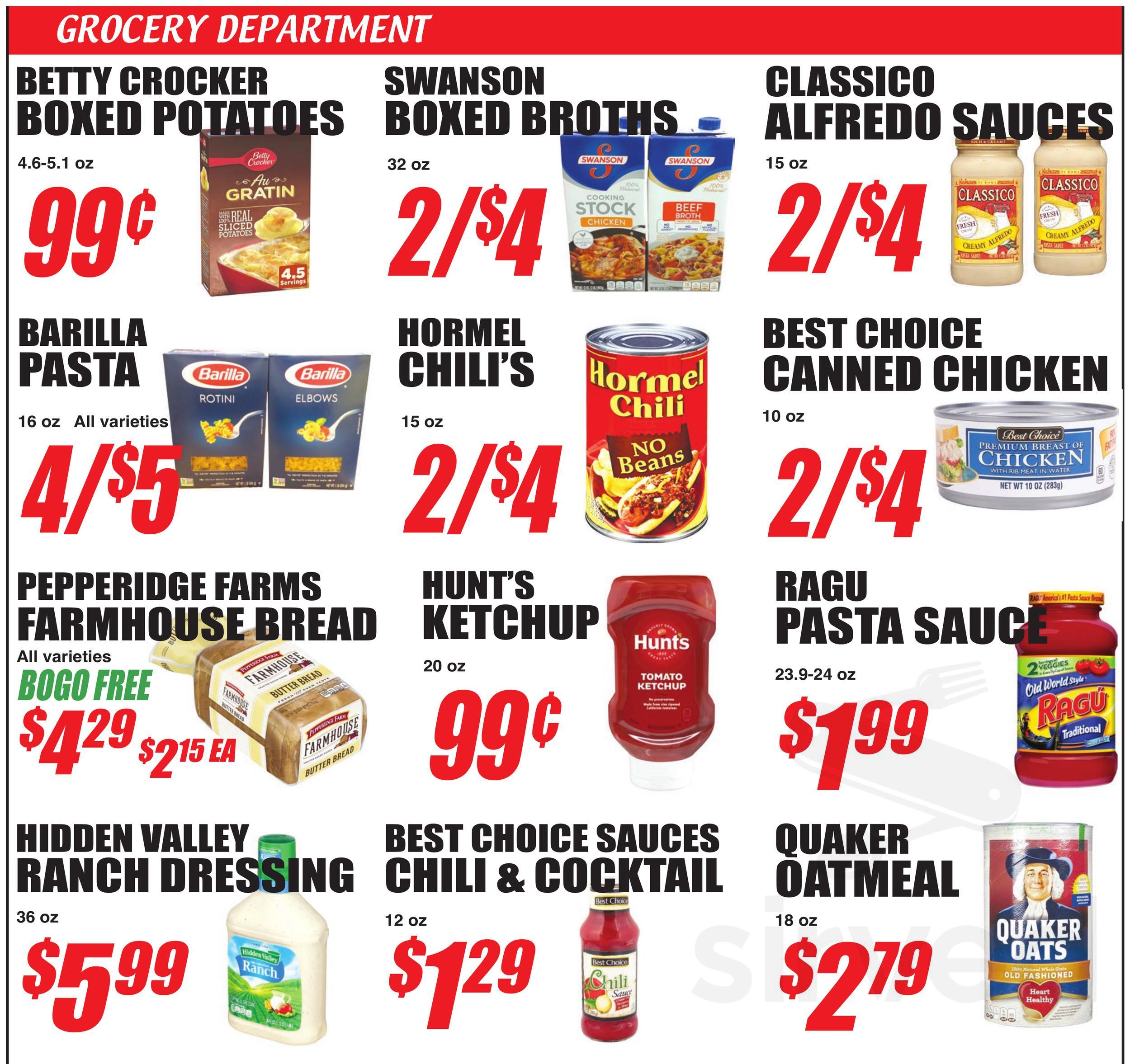Jerry's Market menu in Tecumseh, Michigan, USA