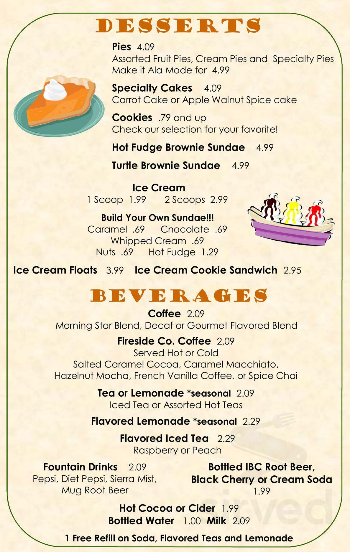 Morning Star Mercantile & Cafe menu in Salisbury, Illinois, USA