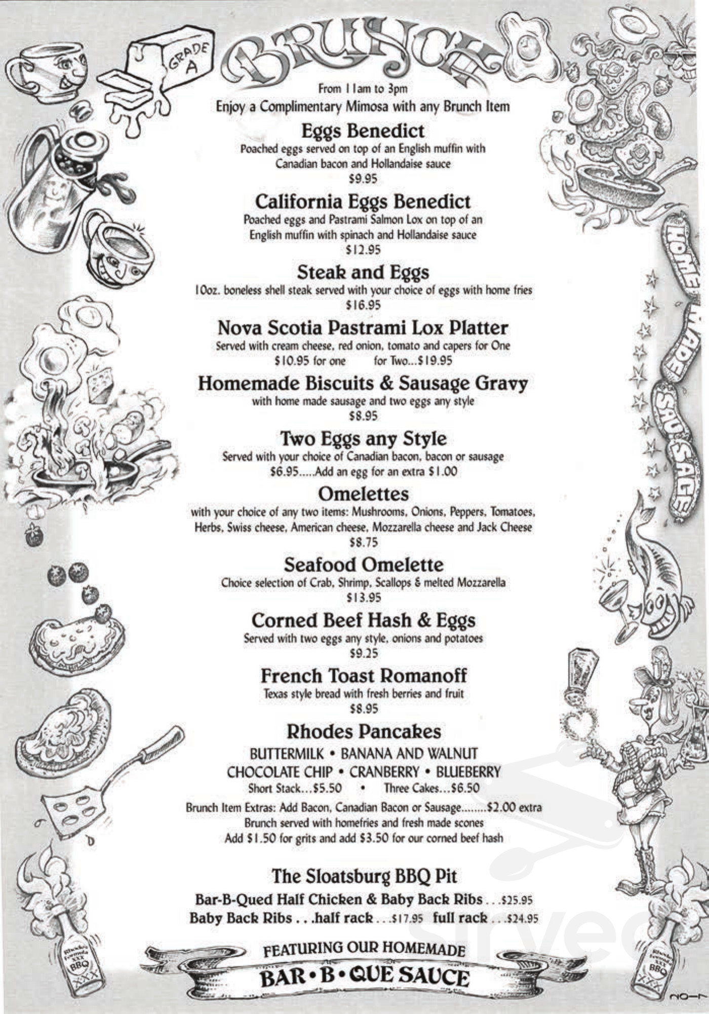 Rhodes North Tavern menu in Sloatsburg, New York, USA