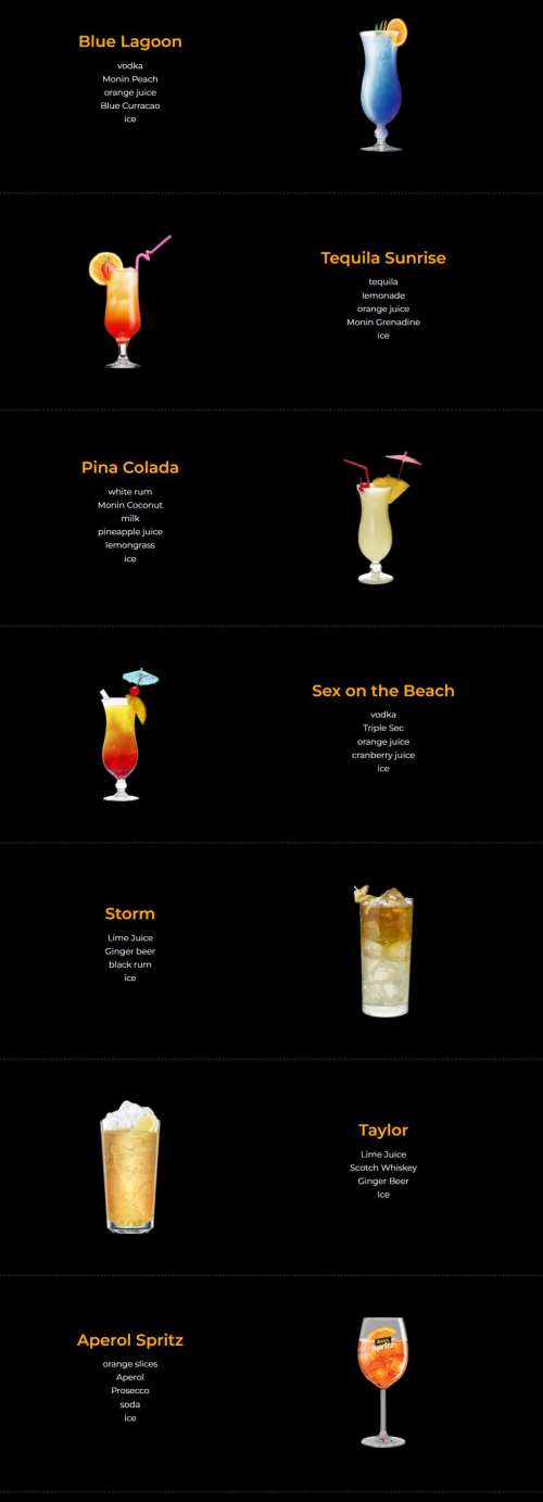 Elite Lounge menu in Baltimore, Maryland, USA