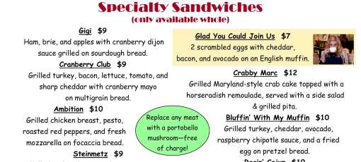 Menu for Ambition Coffee & Eatery, Inc in Schenectady, NY | Sirved
