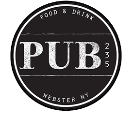 Menu for Pub 235 in Webster, NY | Sirved