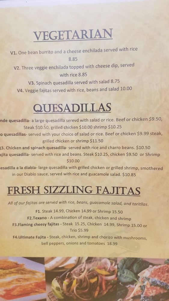 El Burrito Mexican Restaurant Elberta Alabama menu in Elberta, Alabama, USA