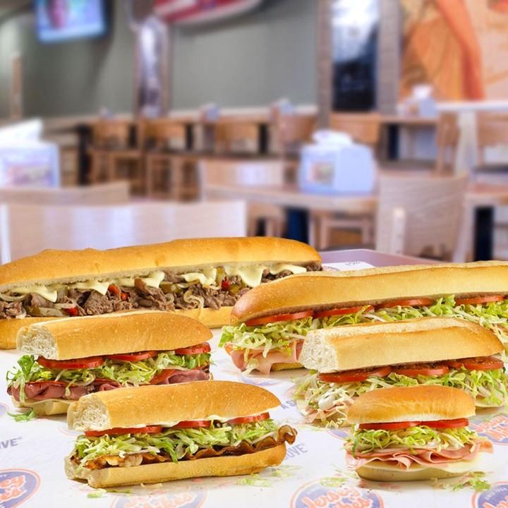 Jersey Mike's Subs menu in Tulsa, Oklahoma, USA