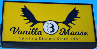 Vanilla Moose menu in Aztec, New Mexico, USA