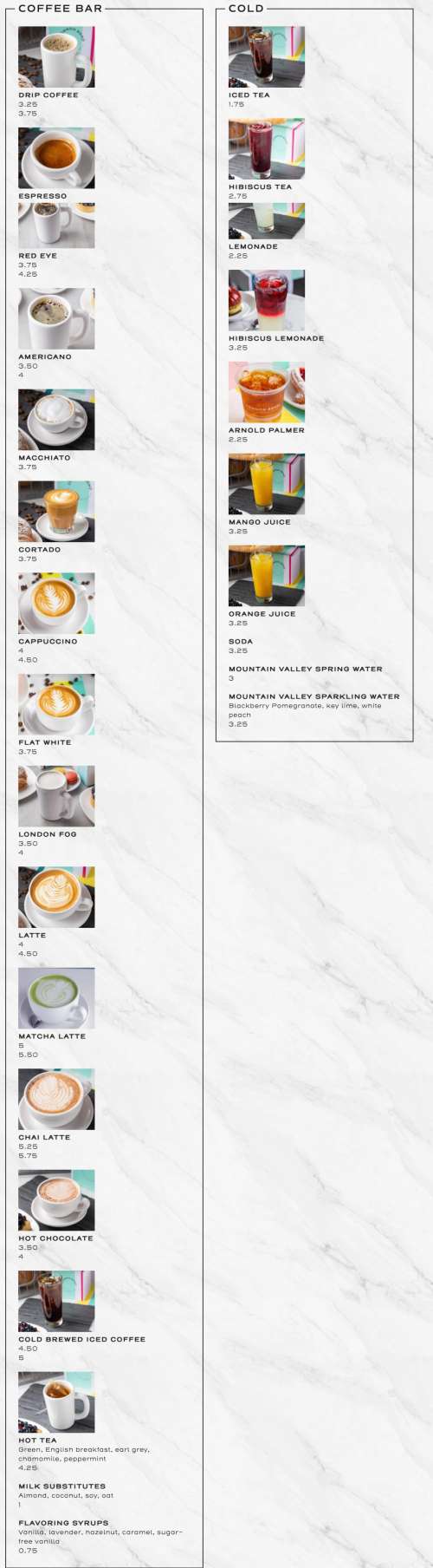 Common Bond Bistro & Bakery - Medical Center menu in Houston, Texas, USA