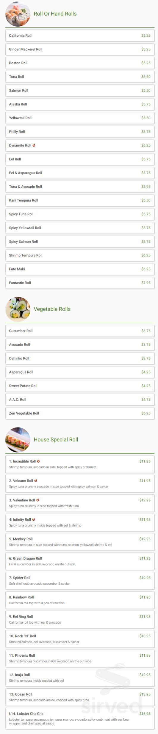 Menu - Appleton WI's Dong Po Restaurant | Sirved