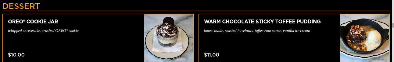 Browns Crafthouse Vic West menu in Victoria, British Columbia, Canada