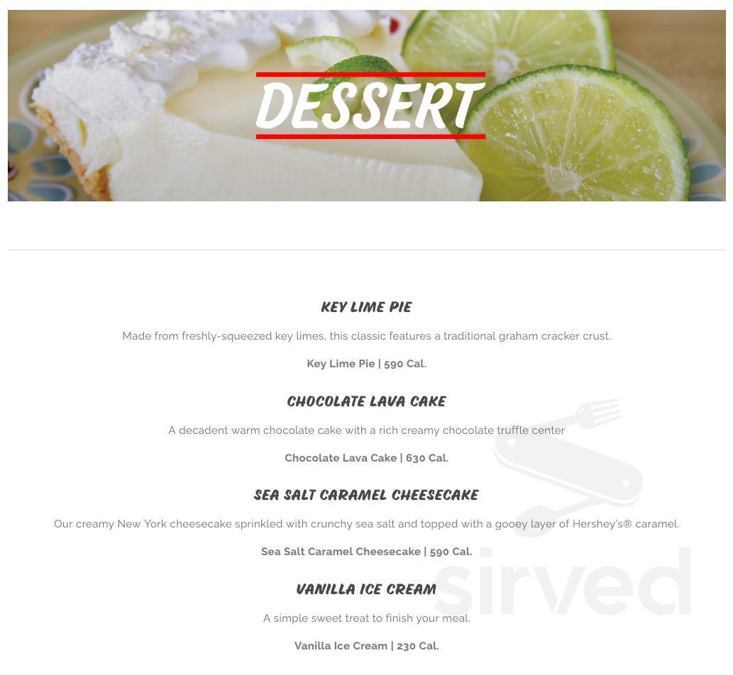 Hurricane Grill & Wings menus in Chula Vista, California, United States