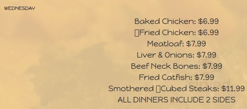 MacArthur's Restaurant menu in Chicago, Illinois, USA