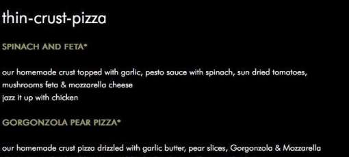 Menu for Four Mile Brew Pub in Victoria, BC | Sirved