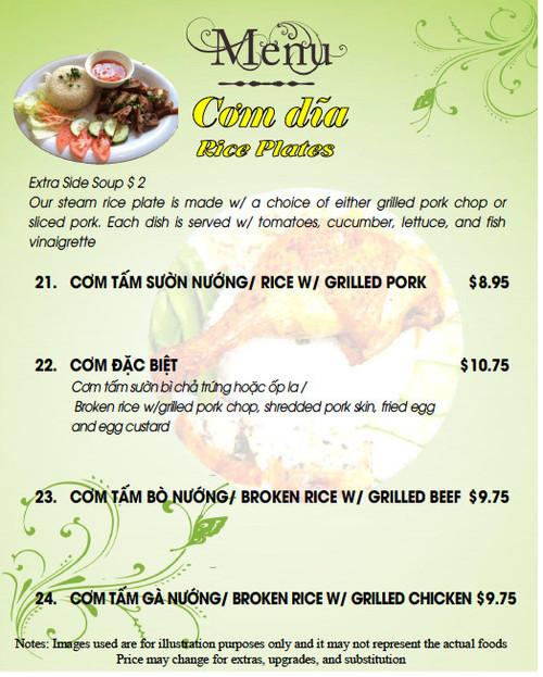 Pho Tastic Vietnamese Restaurant menu in Brick Township, New Jersey, USA