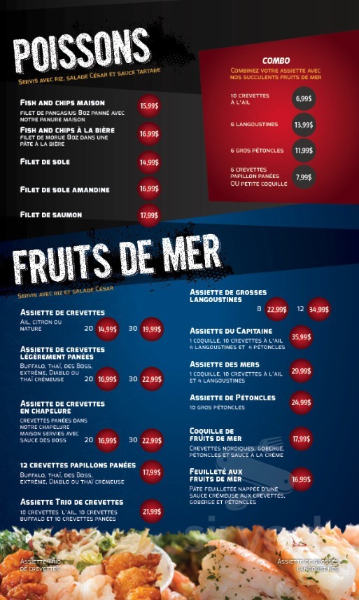 Chez Stanley menus in Sherbrooke, Quebec, Canada