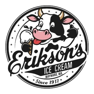 Erikson's Ice Cream menu in Maynard, Massachusetts, USA