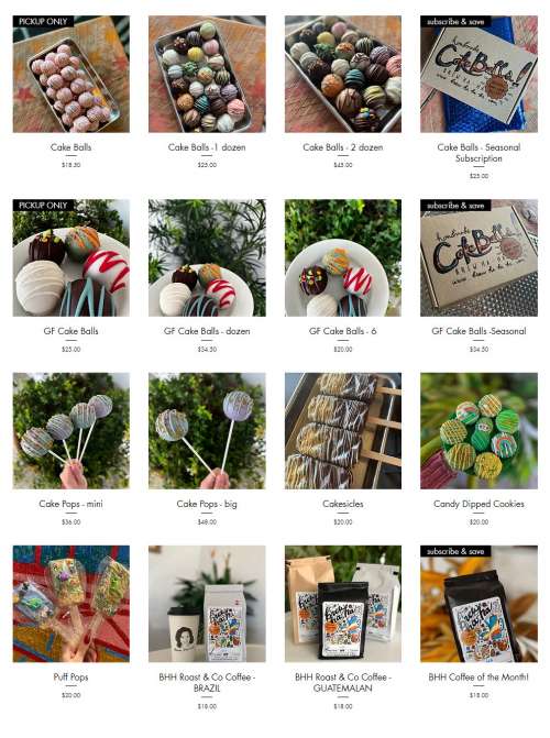 Brew Ha-Ha! menu in Baton Rouge, Louisiana, USA