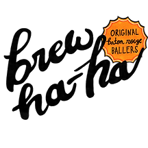 Brew Ha-Ha! menu in Baton Rouge, Louisiana, USA