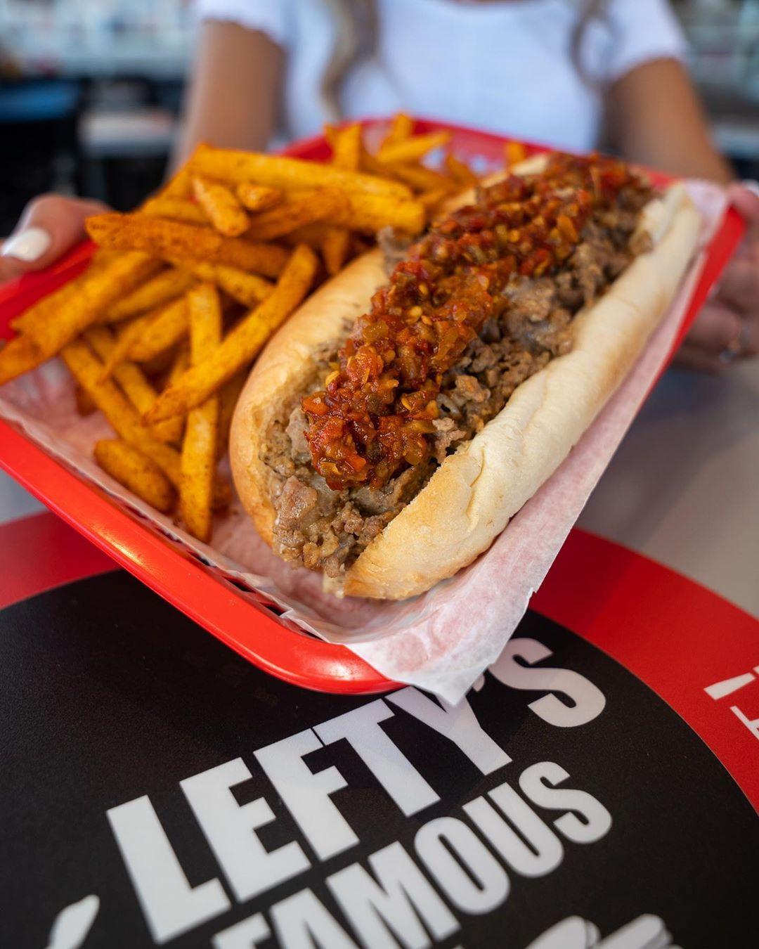 Lefty's Cheesesteaks menu in Jackson, Michigan, USA