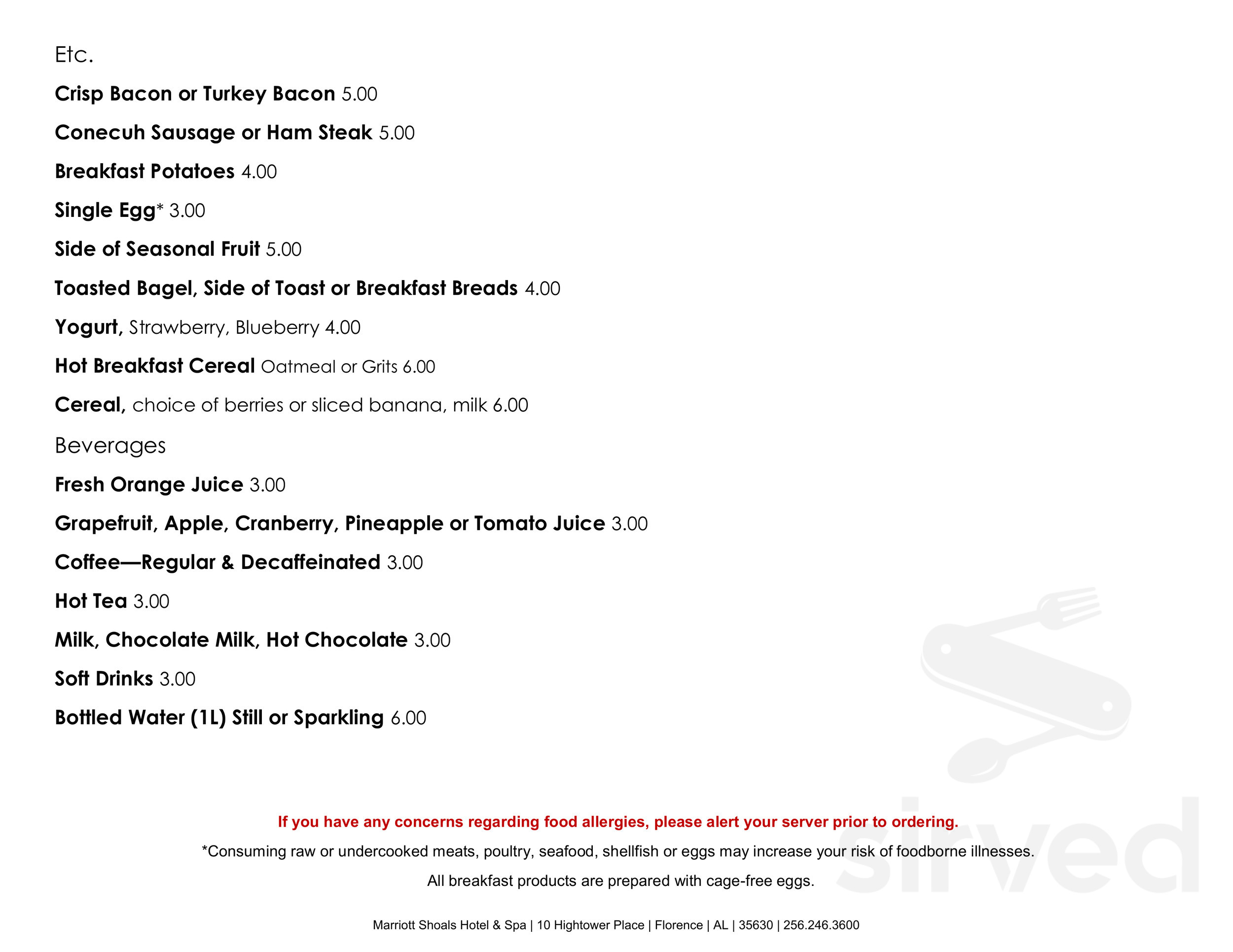 Swampers Bar & Grille Menu - Florence, Alabama | Sirved