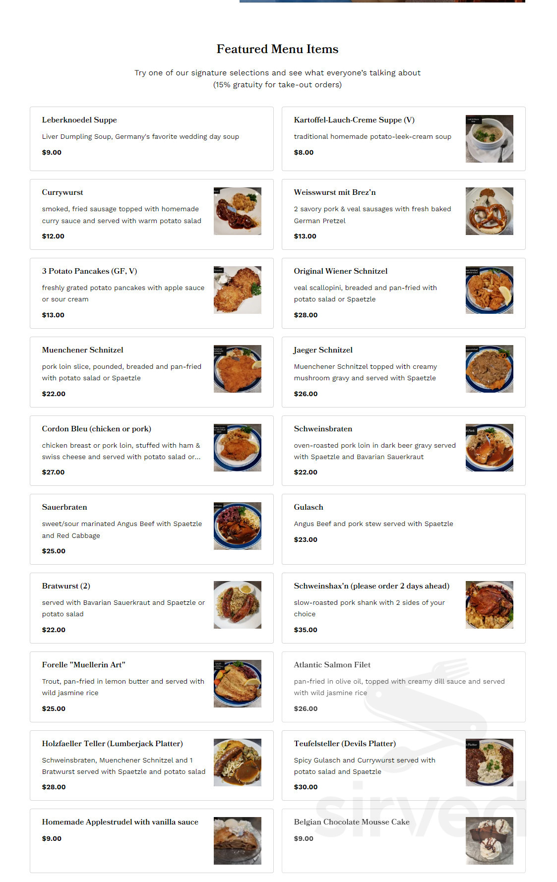 Sweet Divas Chocolates menu in St. Petersburg, Florida, USA