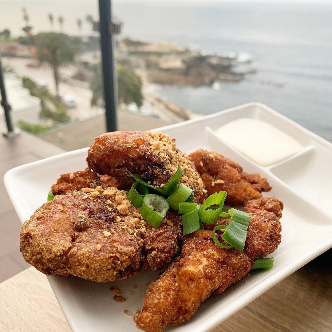 Blue Ocean / Harumama menu in La Jolla, California, USA