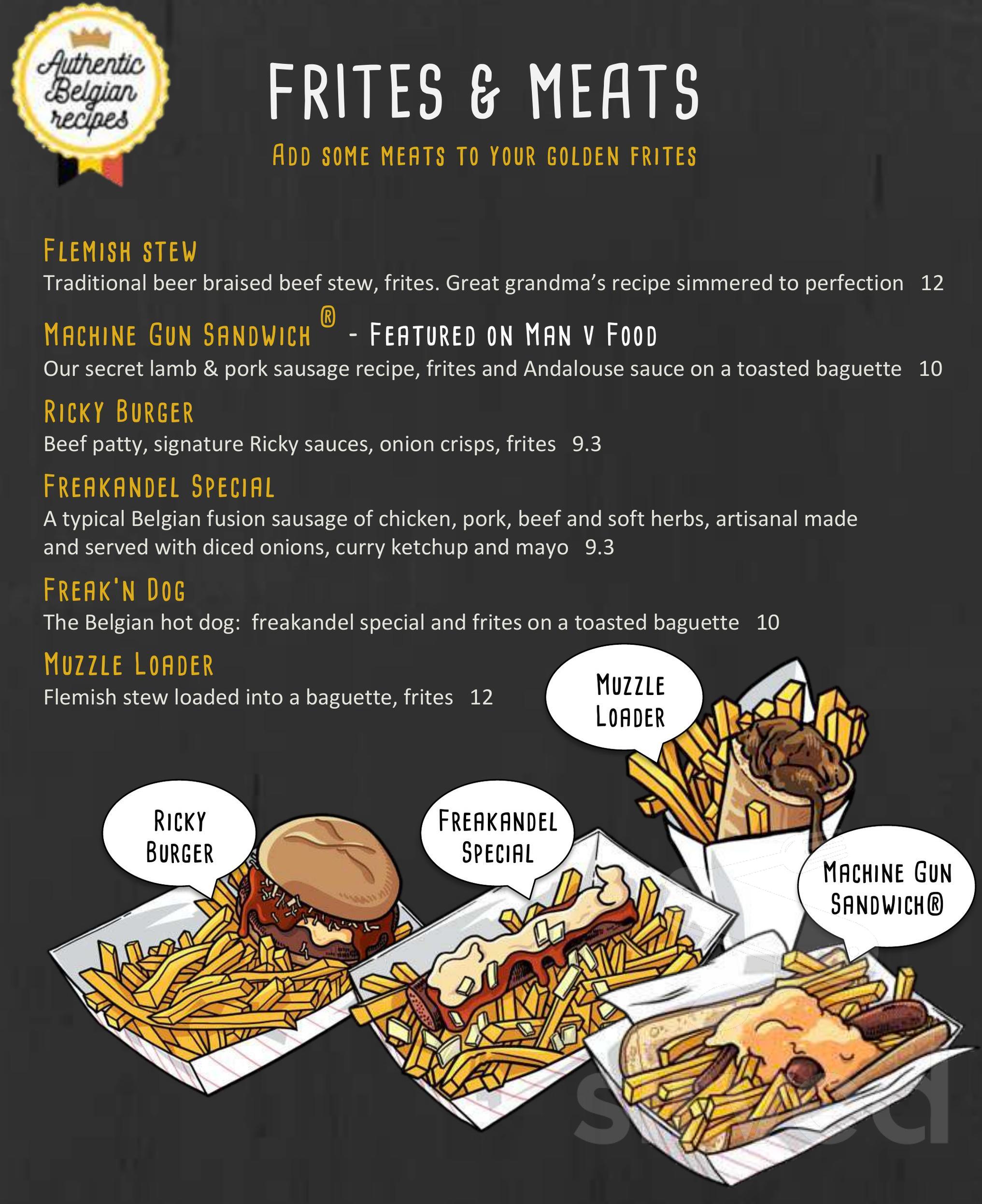 Menu - Salt Lake City UT's Bruges Belgian Bistro | Sirved