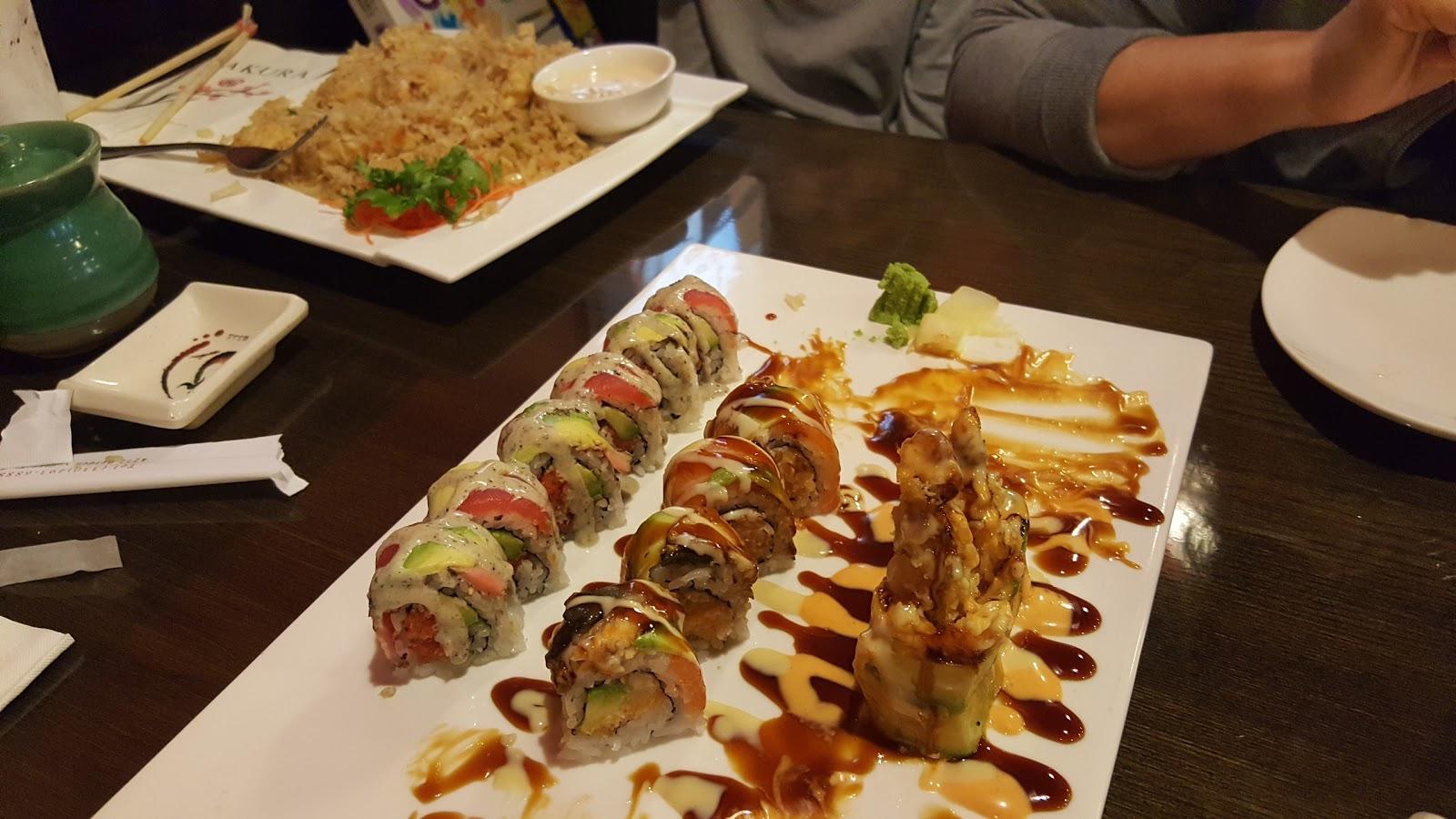Sakura Japanese Sushi & Hibachi menu in Canton, Ohio, USA
