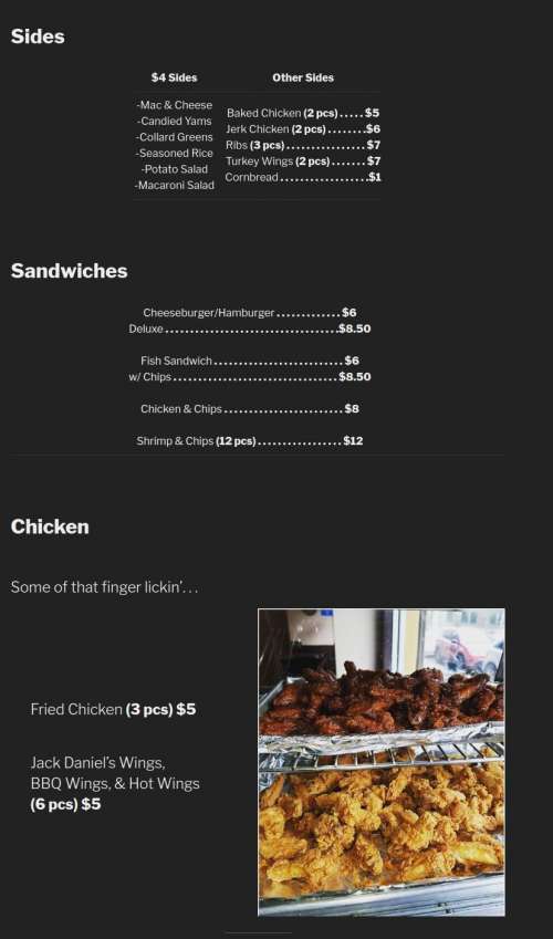 Taste of Heaven menu in Brooklyn, New York, USA