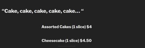 Taste of Heaven menu in Brooklyn, New York, USA