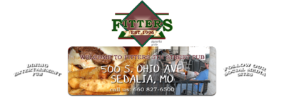 Menu for Fitters 5th Street Pub in Sedalia, MO | Sirved
