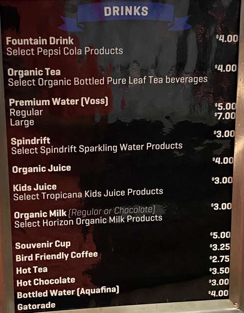 Elevation Burger menu in 3001 Connecticut Ave NW, Washington, DC 20008