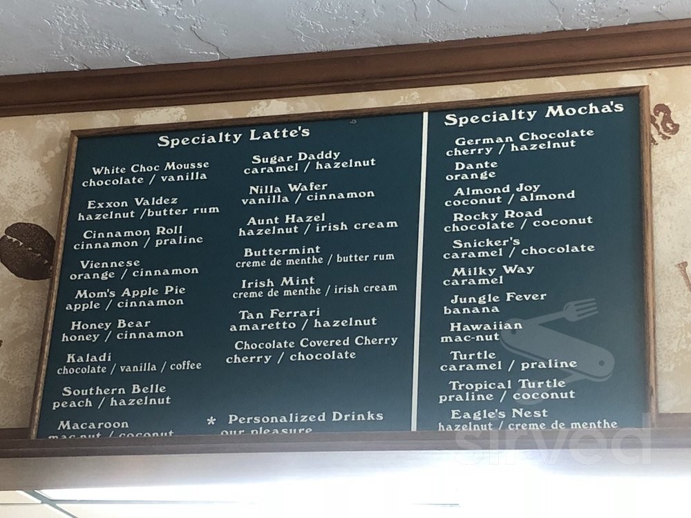 Sleepy Dog Coffee Co menu in Eagle River, Alaska, USA