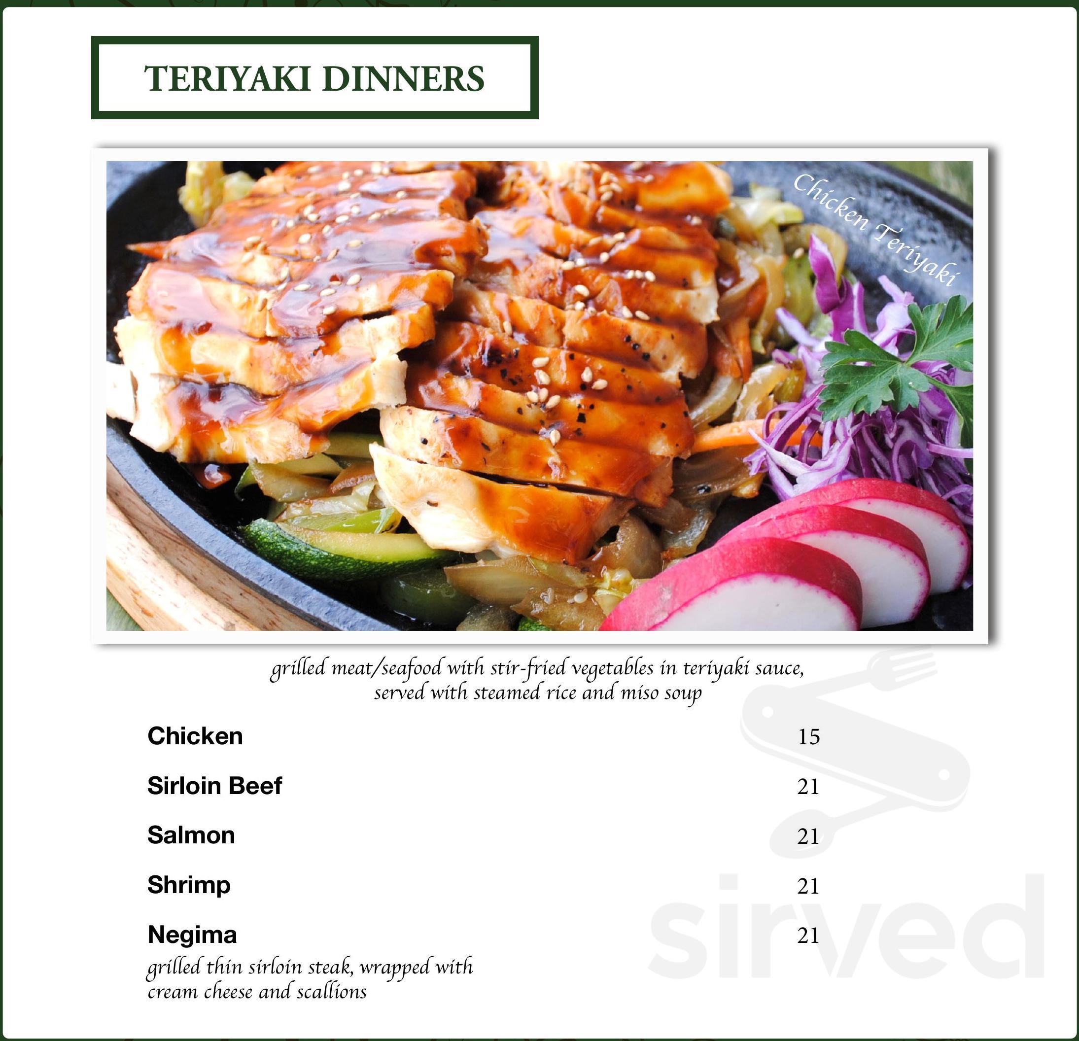 Kooma sushi Restaurant menu in Columbus, Ohio, USA