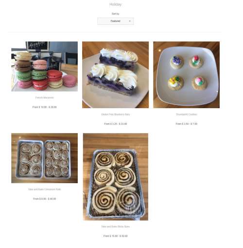 Simply Decadent Bakery menu in Lubbock, Texas, USA