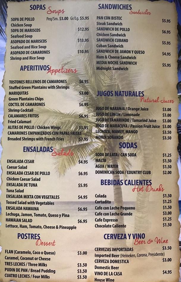 Menu for Seeme Cafe in Miami Gardens, Florida, United States