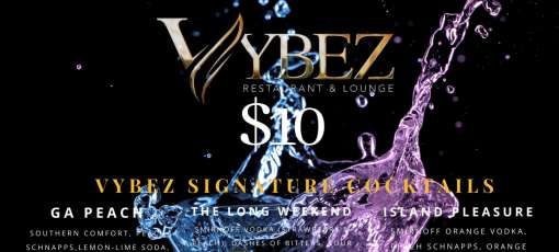 Menu for Vybez Restaurant & Lounge in Lithonia, GA | Sirved