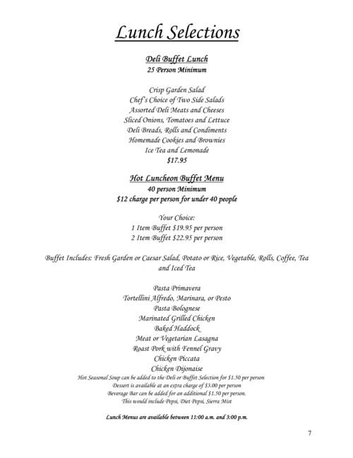 Baxter's Restaurant at Rutland Country Club menu in Rutland, Vermont, USA