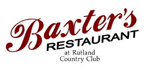 Menu for Baxter's Restaurant at Rutland Country Club in Rutland, VT ...