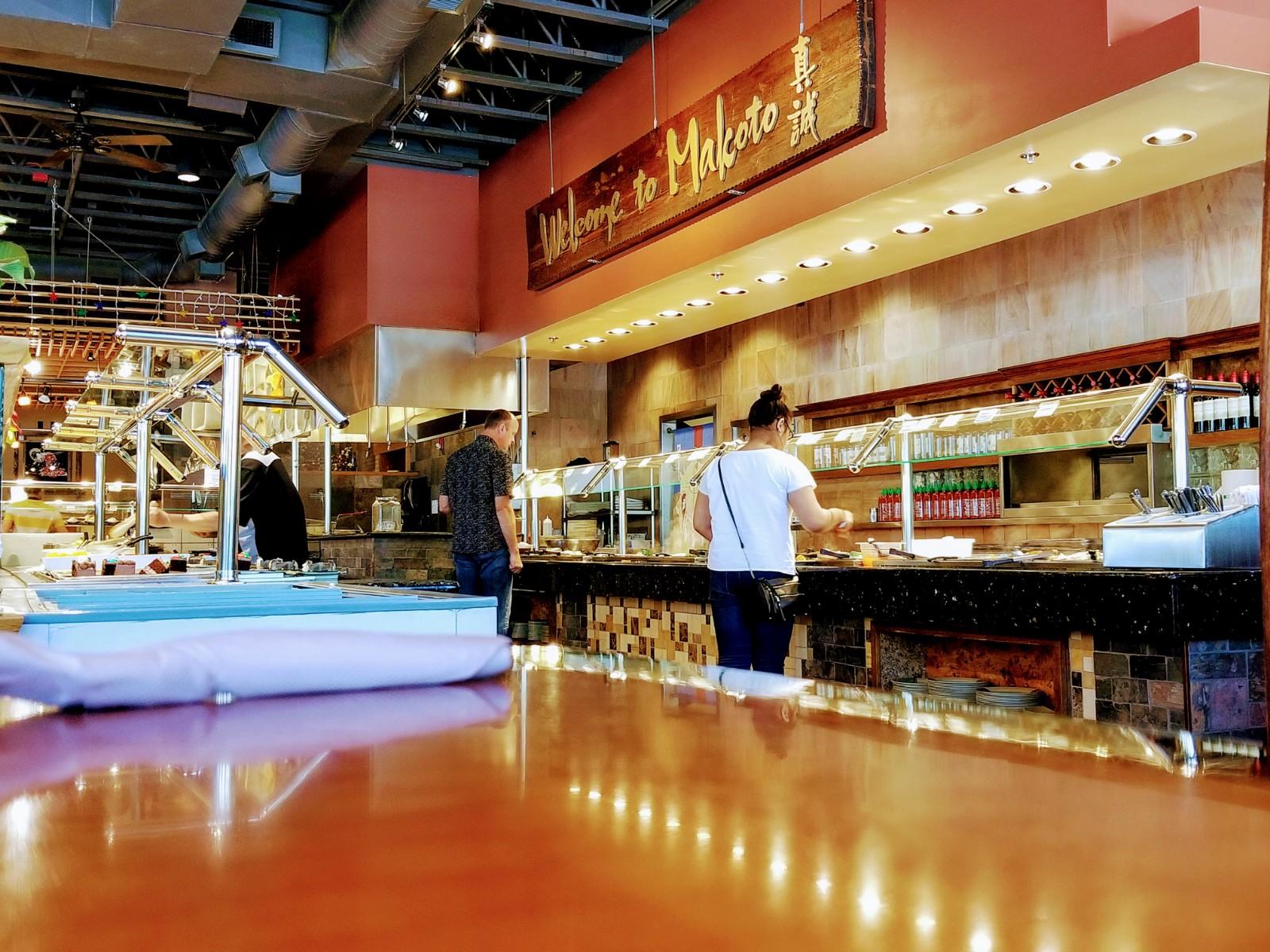 Makoto Japanese Buffet menu in Vancouver, Washington, USA