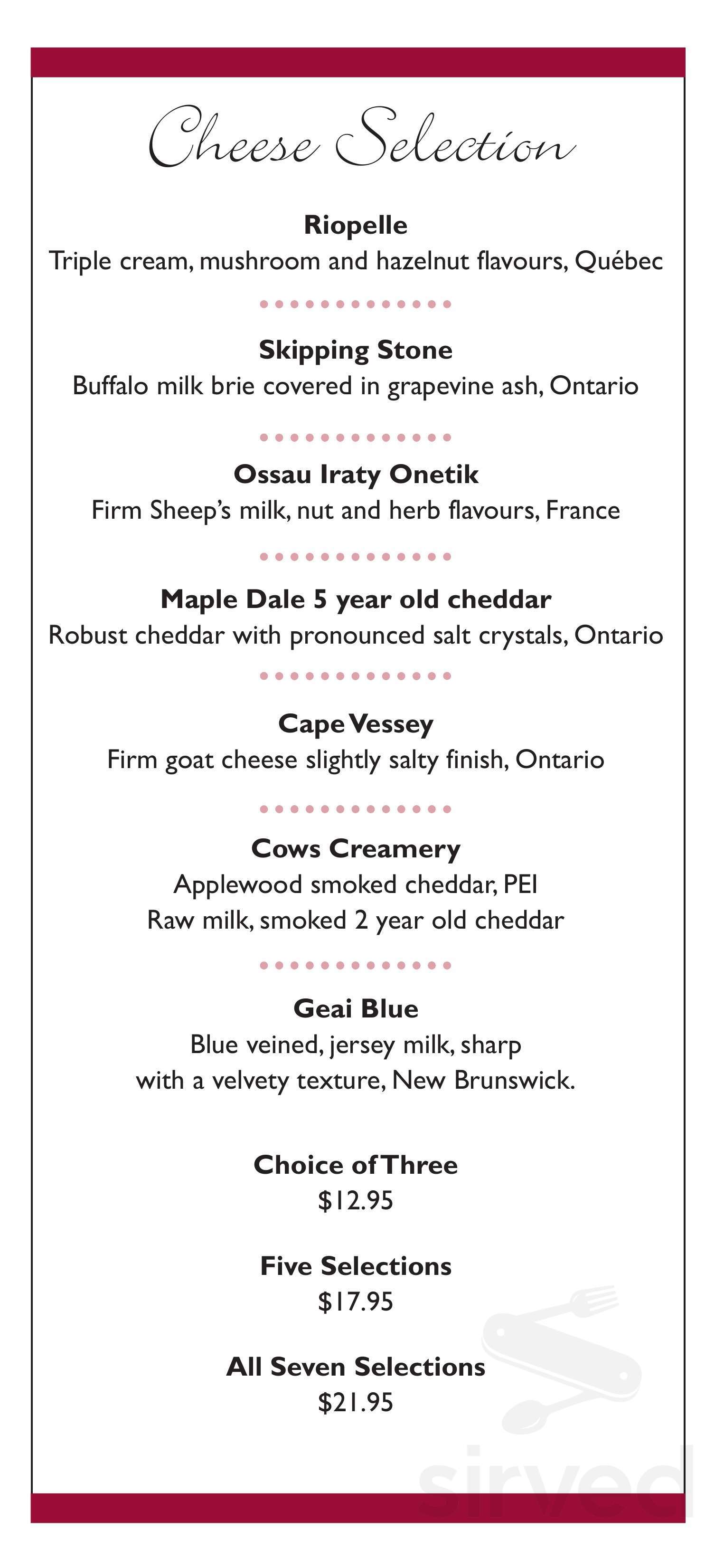 Rogues Restaurant - Fine Dining Restaurant menu in Mississauga, Ontario ...