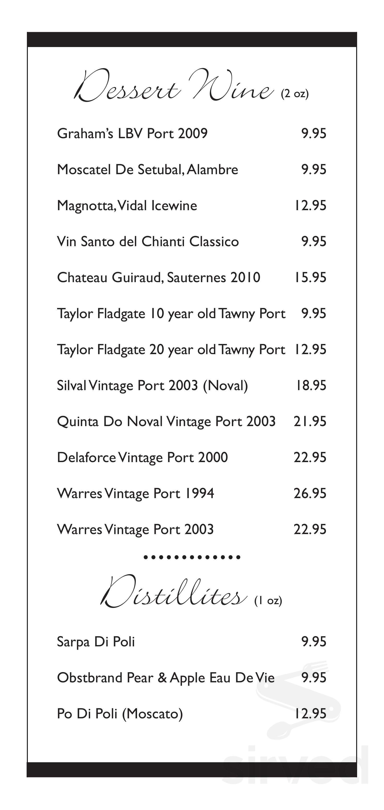 Rogues Restaurant - Fine Dining Restaurant menus in Mississauga ...