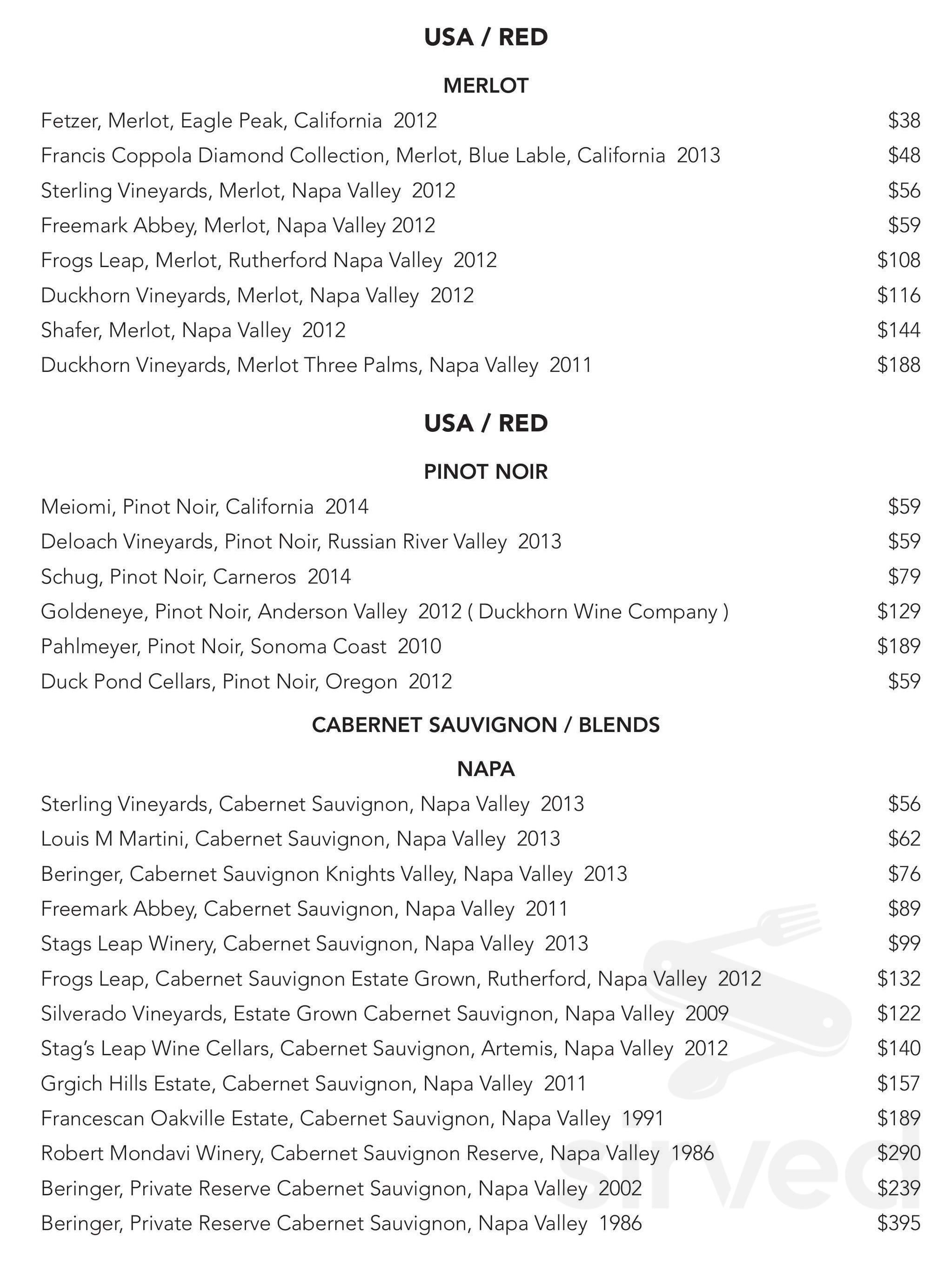 Rogues Restaurant - Fine Dining Restaurant menu in Mississauga, Ontario ...