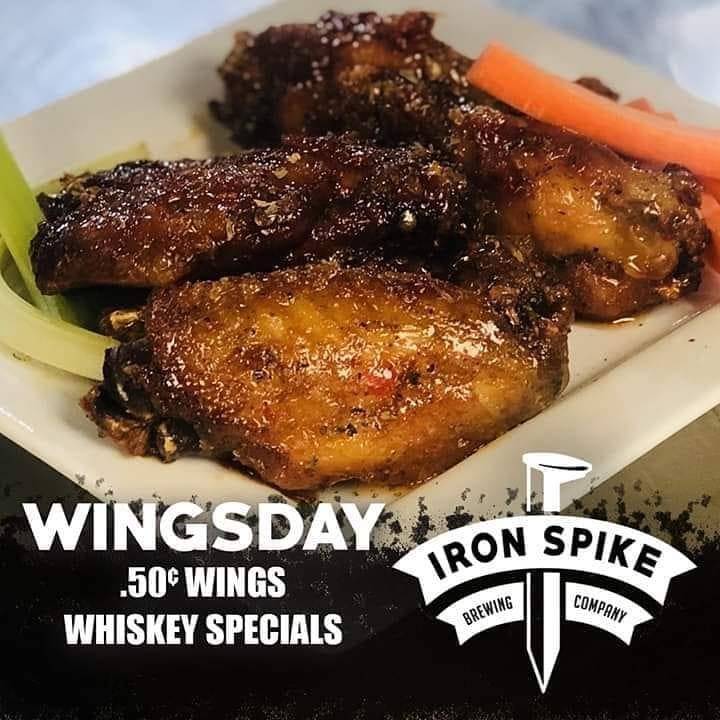 Iron Spike Brewing Company menu in Galesburg, Illinois, USA