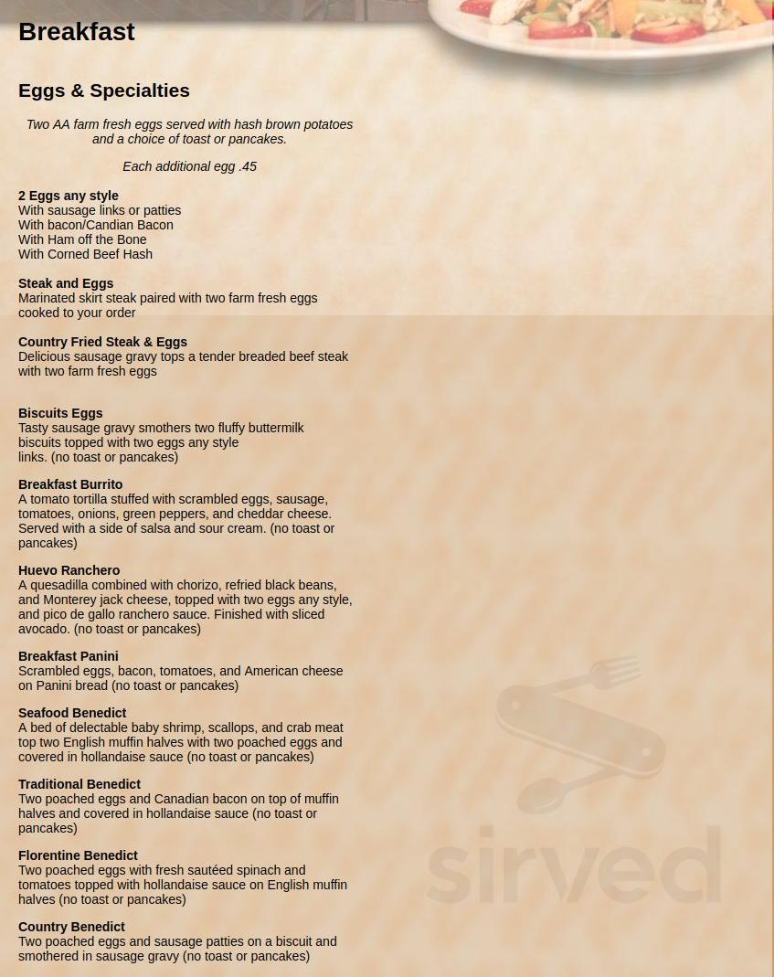 Menu - Algonquin IL's Georgia's Restaurant & Pancake House Algonquin ...